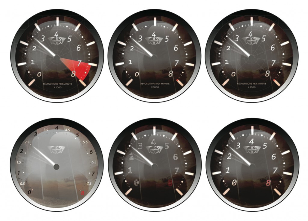 New dashboard meters D8 GTO – Donkiespeed.nl